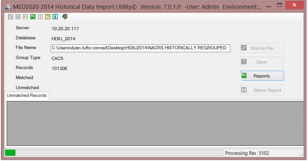 Historical Data Import Utility (HDIU) | MED2020 - Health Care Software Inc